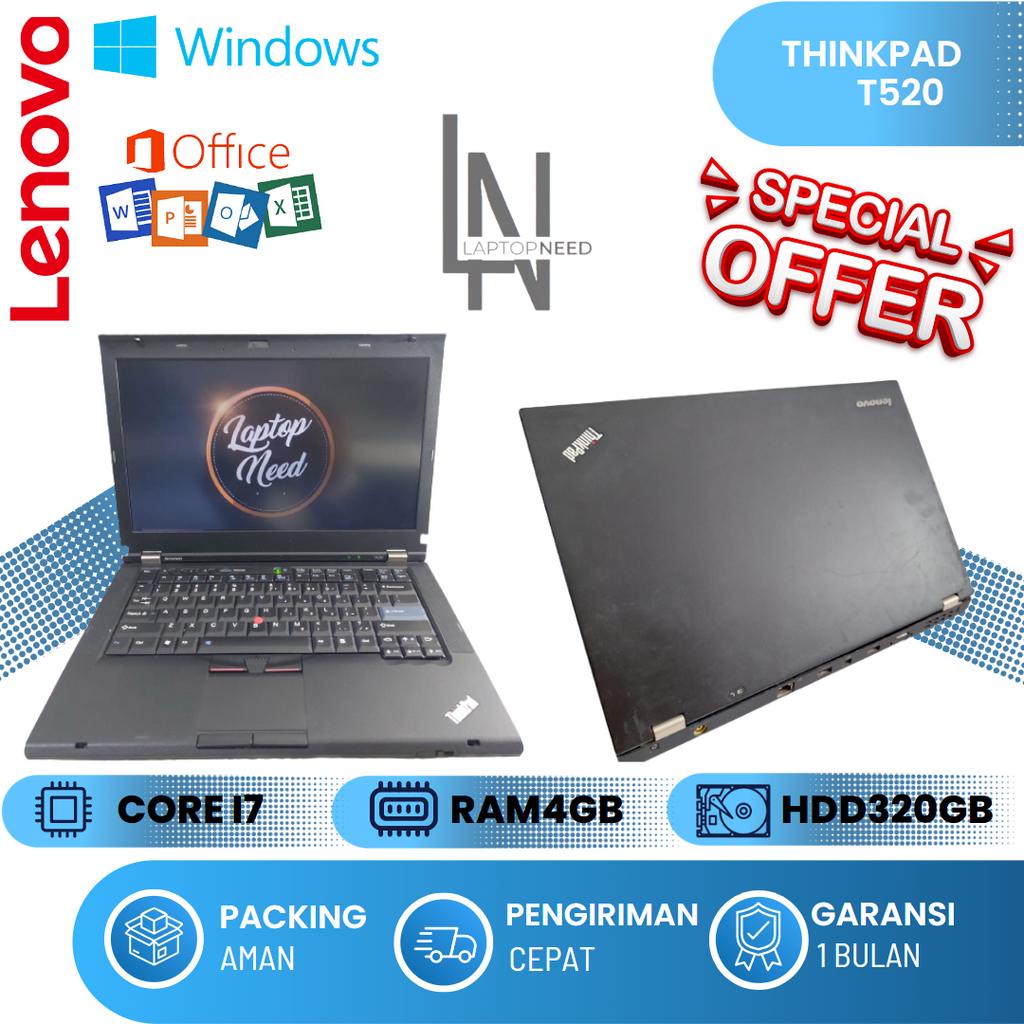 Jual Laptop Bekas Lenovo Thinkpad T520 Core i5/i7 | Shopee Indonesia