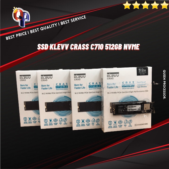 Jual KLEVV CRAS C710 512GB SSD M.2 2280 NVME PCLE GEN 3 X4 GARANSI 5 ...