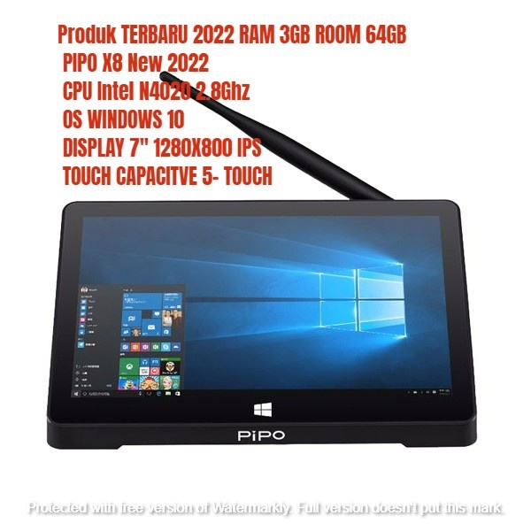 Jual Pipo X8 Pro Mini PC Intel Celeron N4020 RAM 3GB/64GB | Shopee Indonesia
