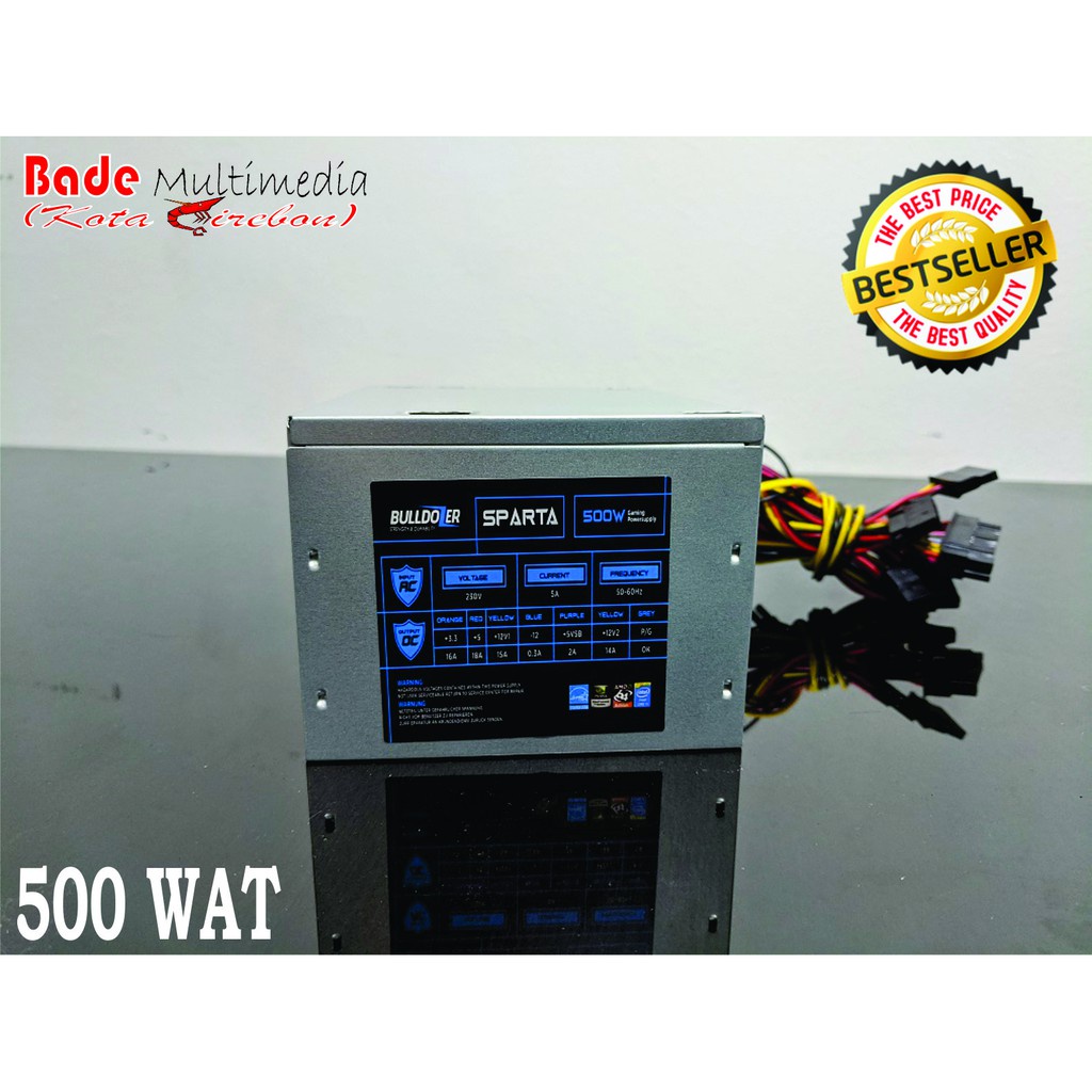 Jual Power Supply PSU ATX 380 450 500 Watt 24Pin Merek Campur Murah ...