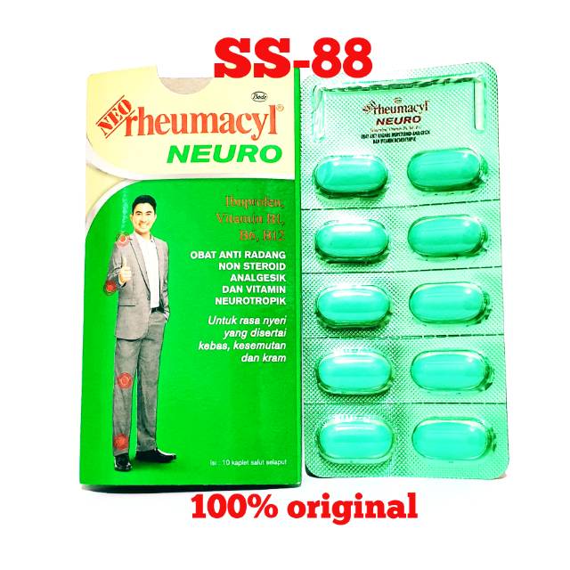 Jual RHEUMACYL NEURO (OBAT NYERI DISERTAI KESEMUTAN, KEBAS DAN KRAM ...