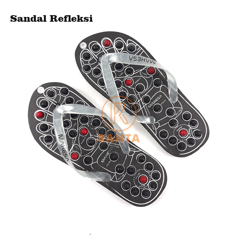 Jual KT42- Sandal Kesehatan Jepit Spon/Sendal Refleksi Akupultur/Sendal ...