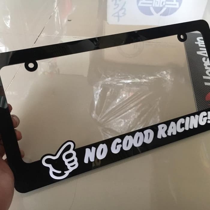 Jual FRAME PLAT NOMOR NO CUSTOM size berikut plat | Shopee Indonesia