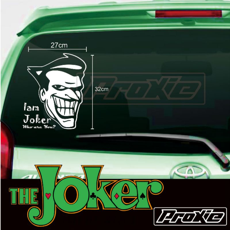 Jual Stiker Mobil Cutting Stiker Animasi Joker Terkeren | Shopee Indonesia
