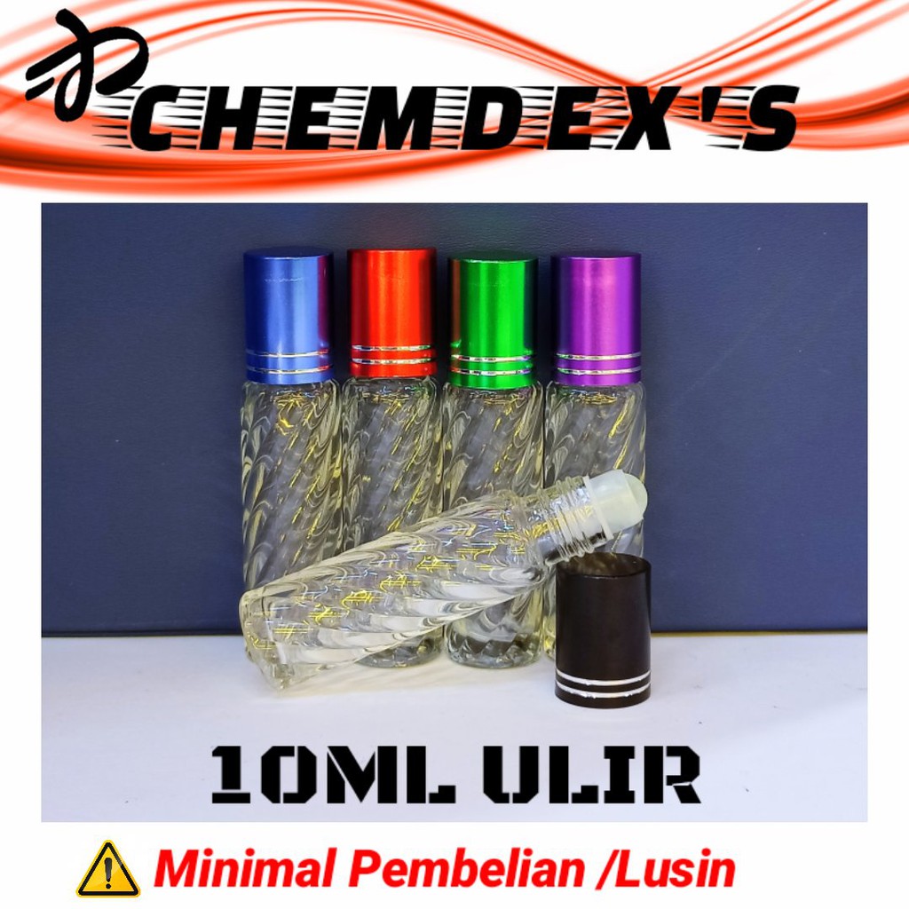 Jual Botol Parfum 10ML ULIR // ROLL ON || botol parfum 10ml || botol ...