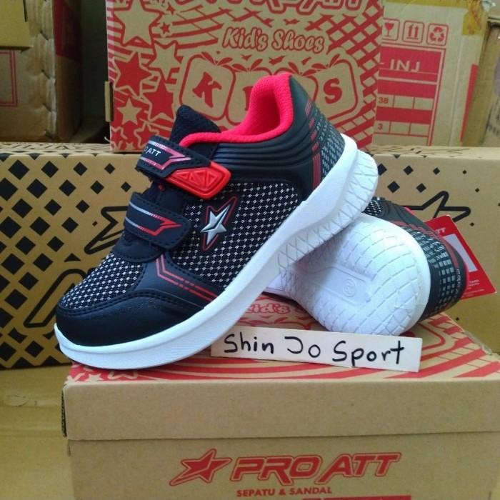 Jual New Sepatu Anak Sekolah Paud Tk Pro Att Original Bocil Velcro ...