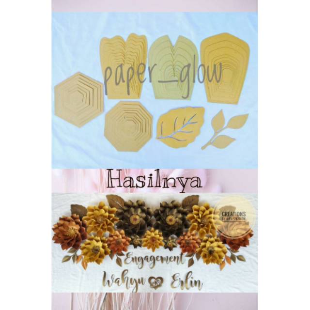 Jual BARU!! PAKET POLA PAPER FLOWER MURAH | Shopee Indonesia