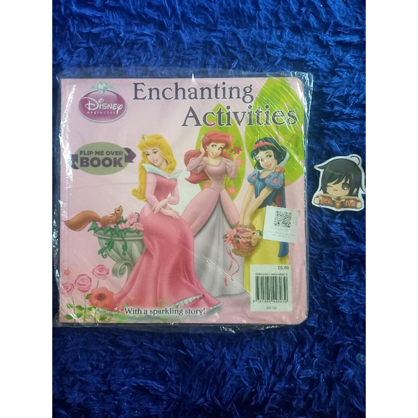 Jual Disney Princess sparkling story flip me over book enchanting ...