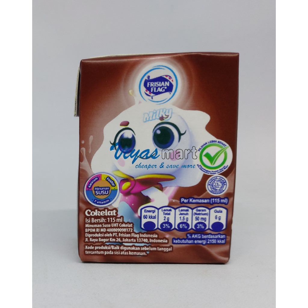 Jual Frisian Flag / Susu Bendera Cair UHT / Susu Kotak 125ml | Shopee ...