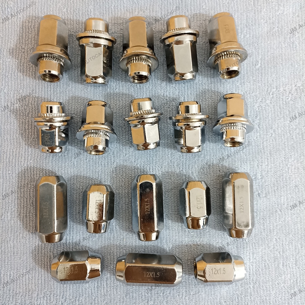 Jual Mur Racing Chrome Fujita 12x1.5/1.25 (lug nut) K21/K19 - mur roda ...