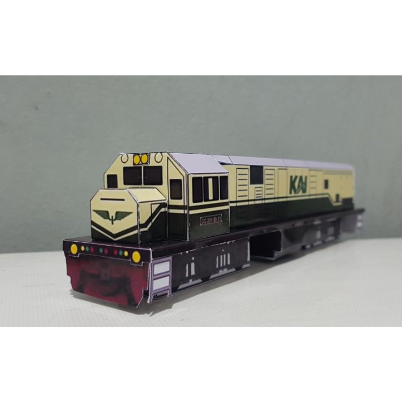 Jual DIY papercraft Kereta api Indonesia CC201 vintage | Shopee Indonesia