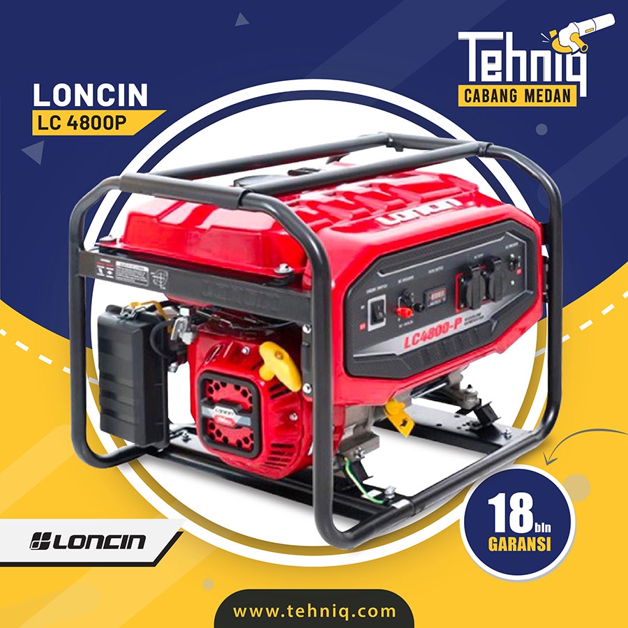 Jual Generator Genset Listrik LONCIN LC 4800-P Household Series ...