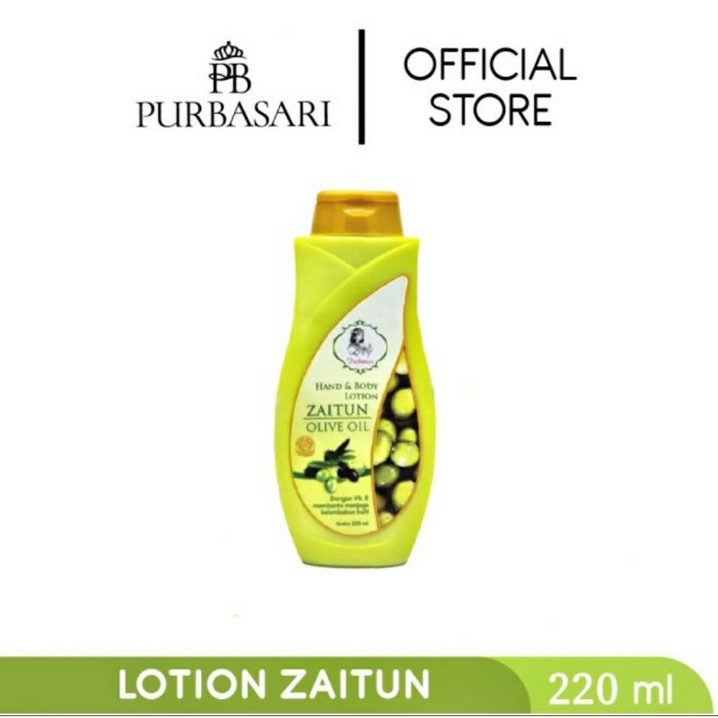 Jual PURBASARI HAND & BODY LOTION ZAITUN 220ML | Shopee Indonesia