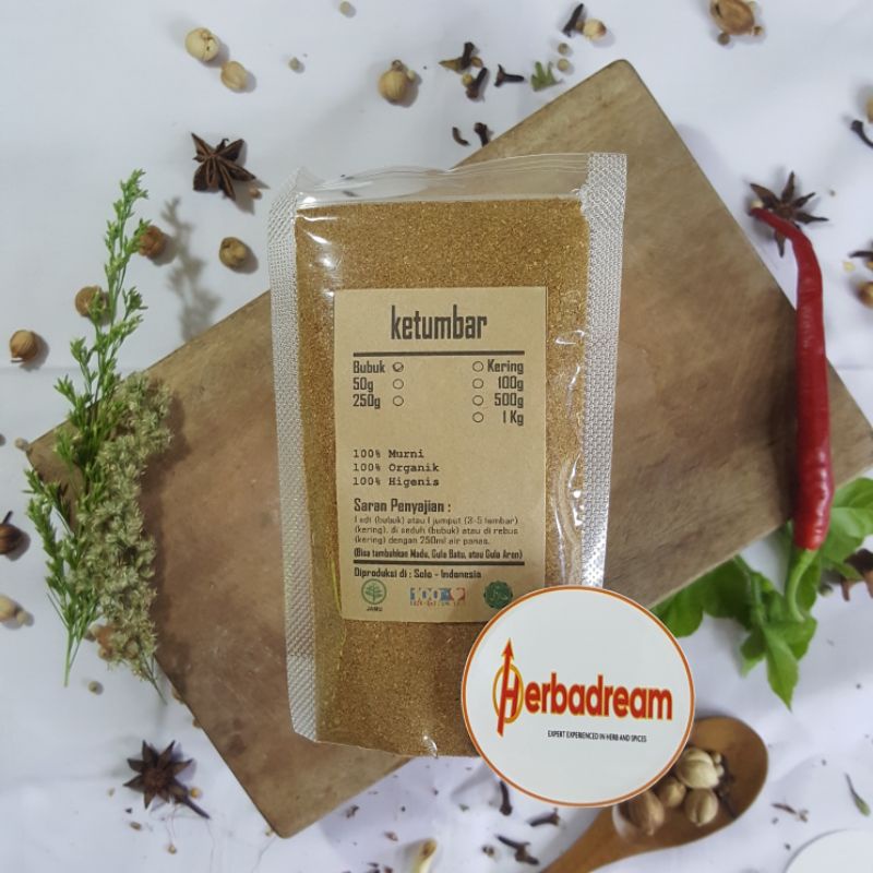 Jual 15 GRAM BUBUK KETUMBAR TUMBAR KATUMBA HATUMBA CORIANDRUM SATIVUM CORIANDER CILANTRO ...