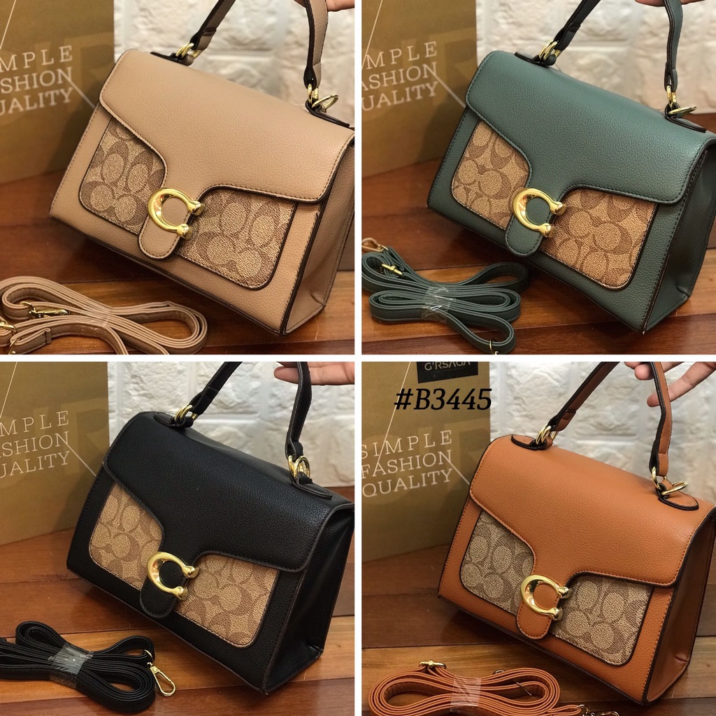 Jual COACH TOP HANDLE B3445// TAS SELEMPANG | Shopee Indonesia