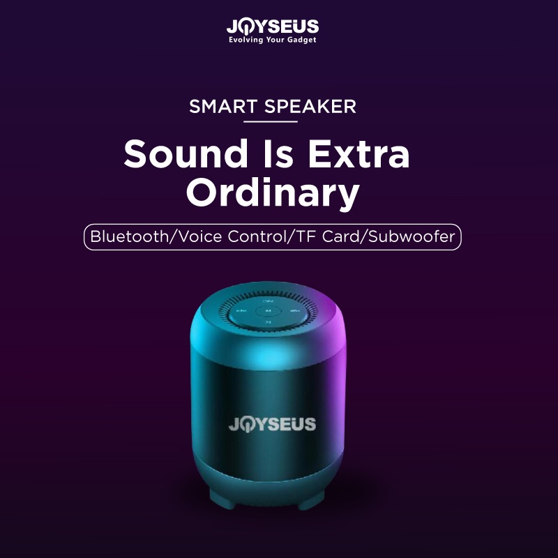 Jual JOYSEUS Speaker Stereo Bluetooth Speaker 5.0 Portable Ultra Bass ...