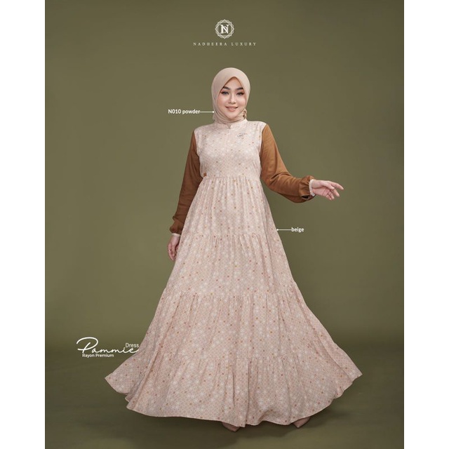 Jual PAMMIE DRESS NEW (NADHEERA LUXURY) | Shopee Indonesia