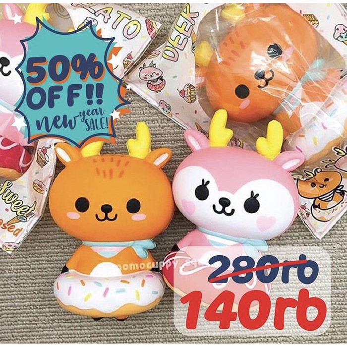 Jual deer gelato Squishy by psweet (Squishy Rusa Donat Super Jumbo ...