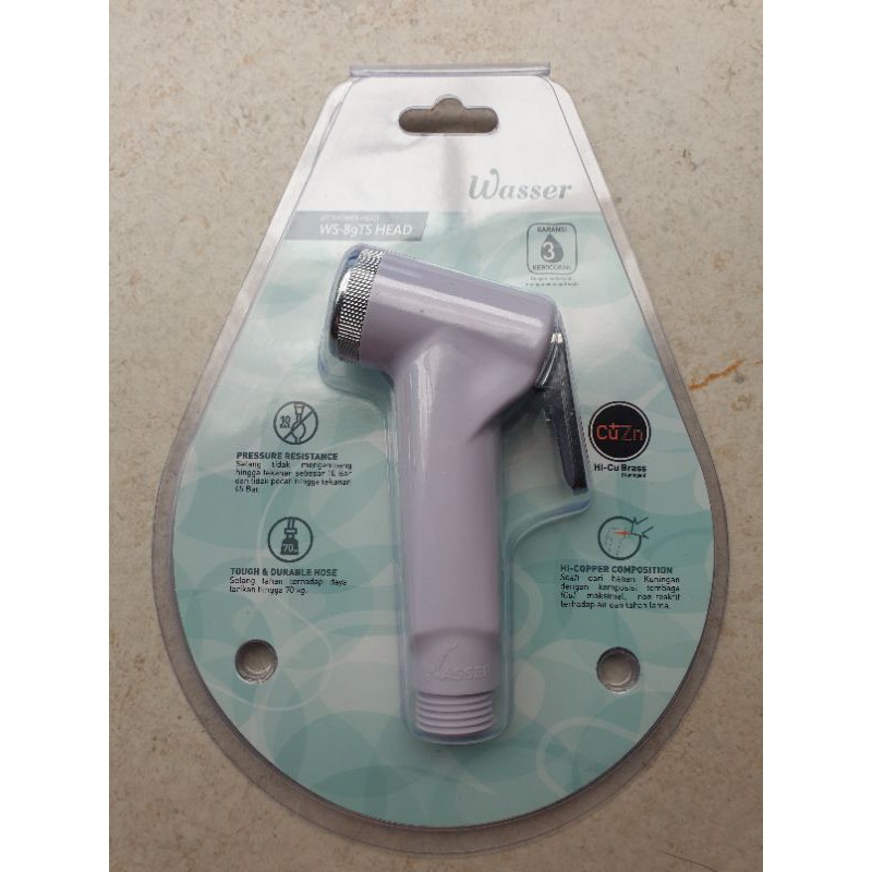 Jual Kepala toilet jet shower merk wasser tanpa selang, warna ivory ...