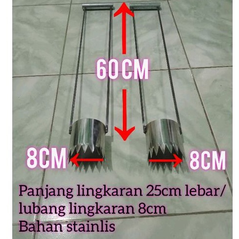 Jual Alat Plong Mulsa cemplong alat pelubang Plastik mulsa tersedia ...