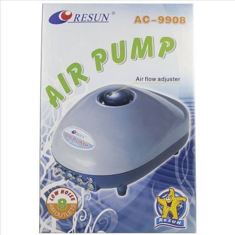 Jual Aquarium air pump 8 titik resun AC 9908 | Shopee Indonesia