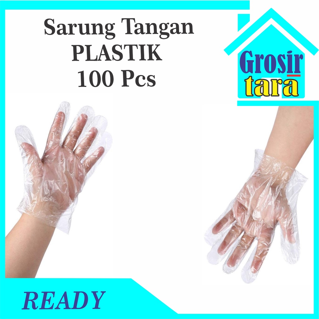 Jual Sarung Tangan Plastik Isi 100 pcs Plastic Gloves isi 100pcs | Shopee Indonesia