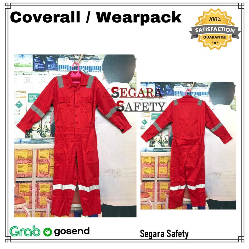 Jual Wearpack coverall bahan americn drill / Wearpack safety warna ...