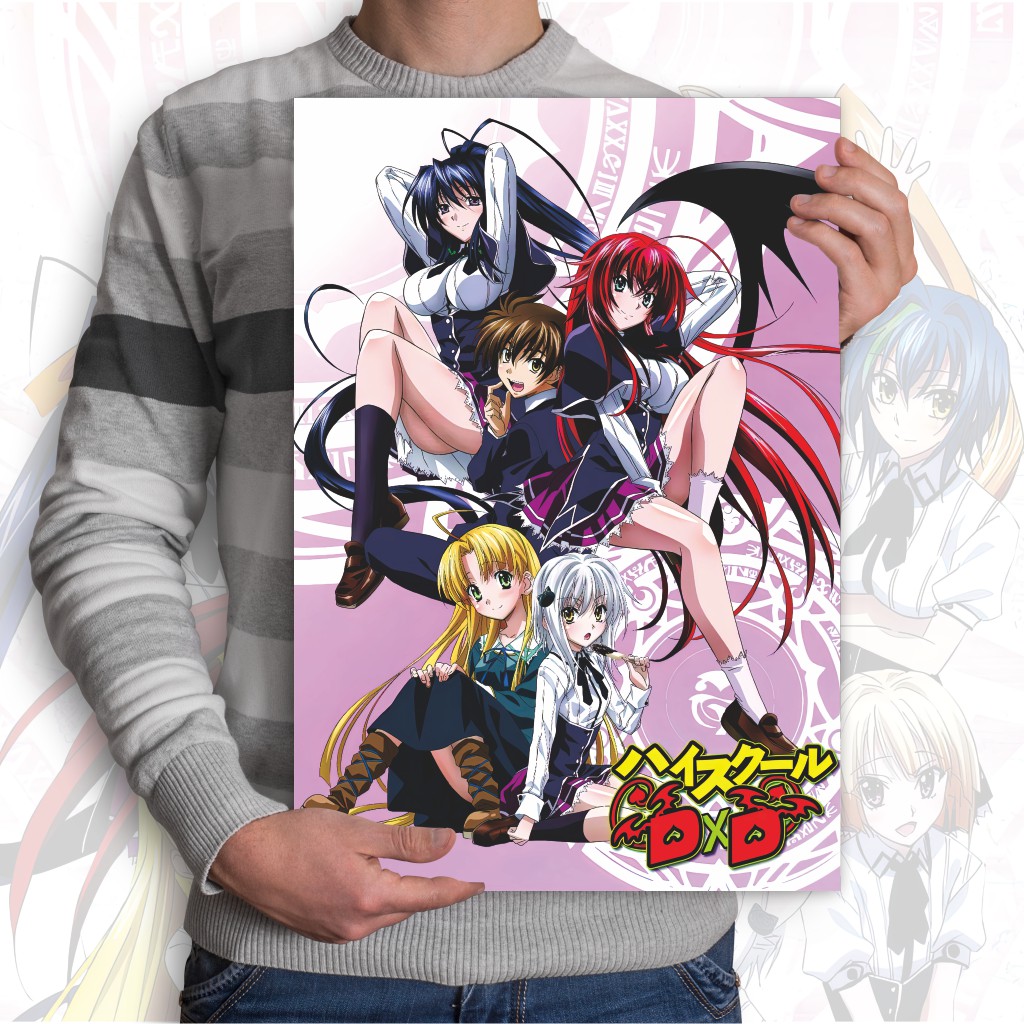 Jual Poster High School DxD Anime A3+ - Rias Gremory Akeno Himejima ...