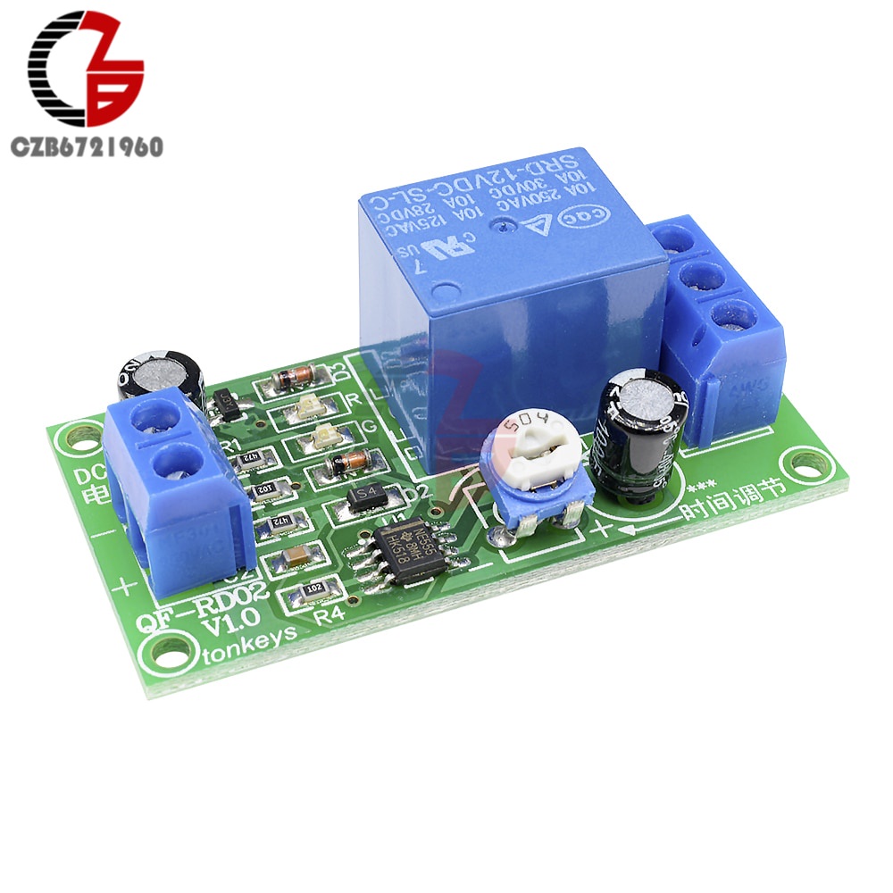Jual PREORDER NE555 Time Delay Relay DC 12V Conduction Trigger Timing ...