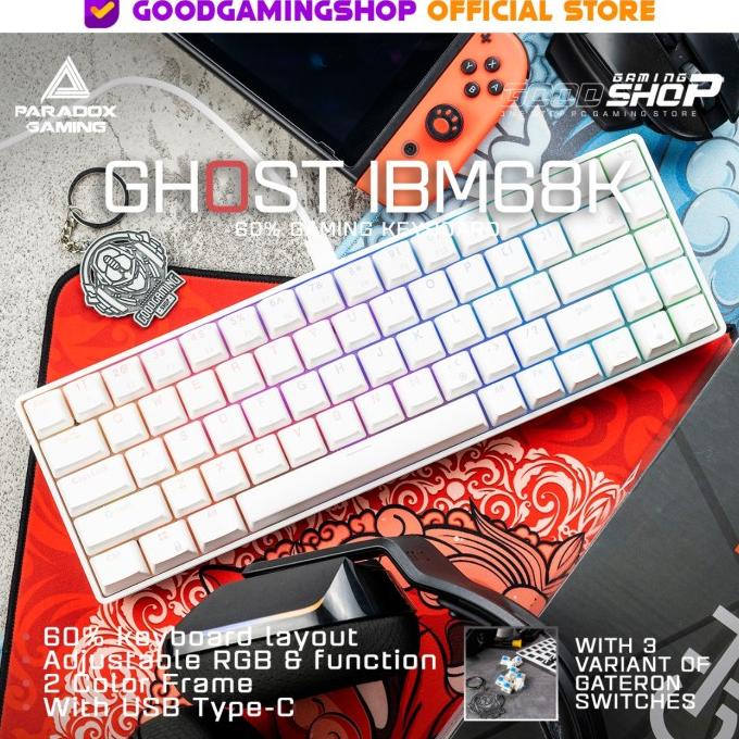 Jual Paradox Gaming Ghost IBM68K - Gaming Keyboard | Shopee Indonesia