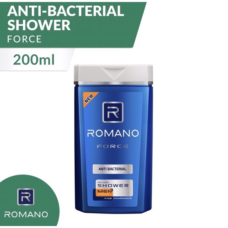 Jual ROMANO Body Wash Anti Bakteri Force 200 ml original | Shopee Indonesia