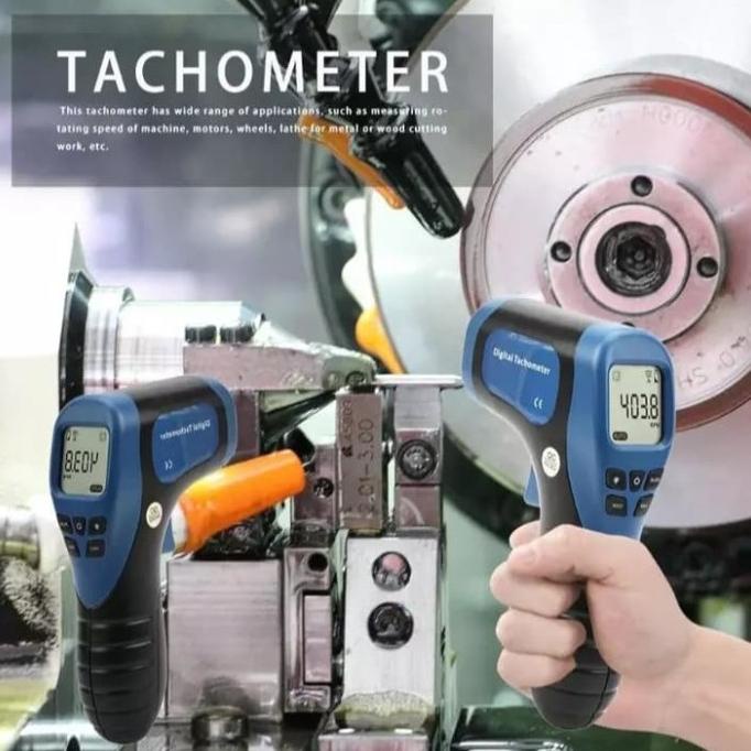 Jual ALAT UKUR DIGITAL TACHOMETER LASER SPEED TESTER | Shopee Indonesia