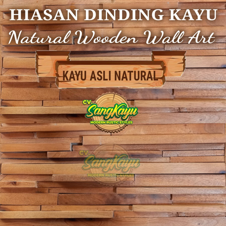 Jual SangKayu Hiasan Dinding Kayu Alami Pajangan Dinding Wood Wall Art ...