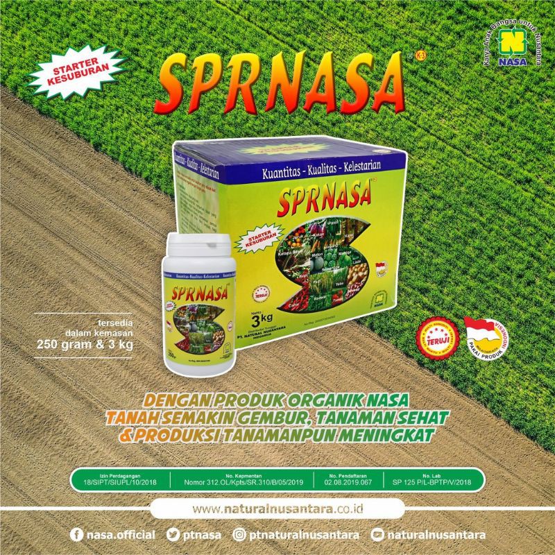 Jual SUPERNASA Organik asli PT. NASA 250 gram | Shopee Indonesia