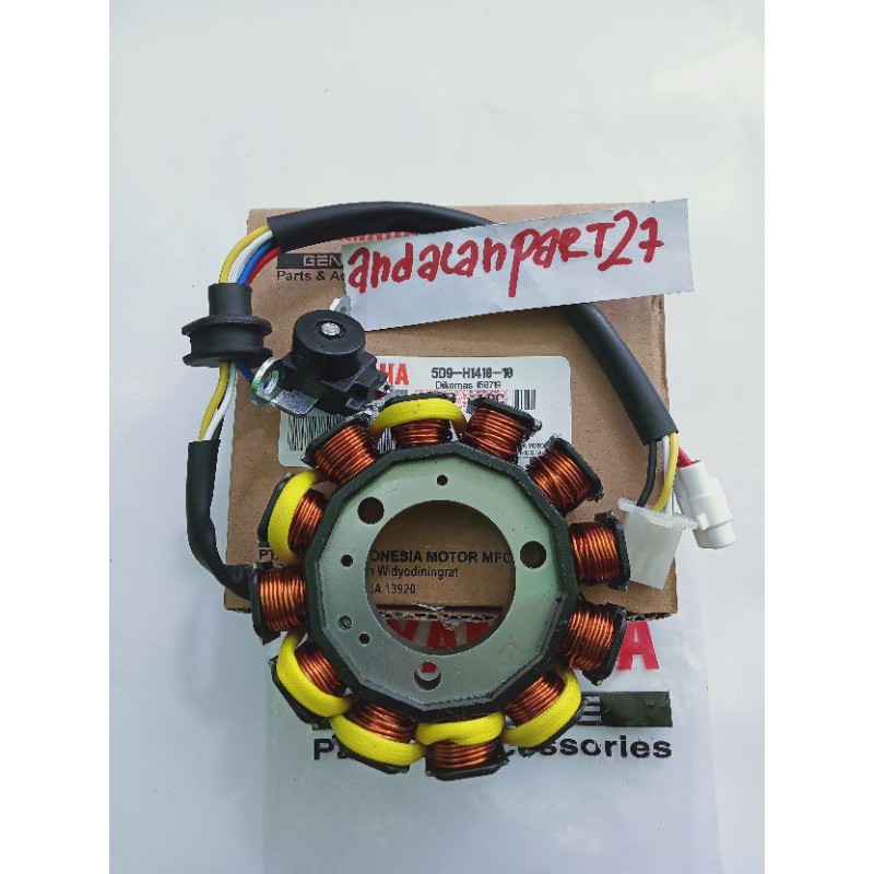 Jual Spul Assy (5D9) Spool stator Yamaha Vega ZR/Jupiter z new 2010/Vega force/Vega rr | Shopee ...