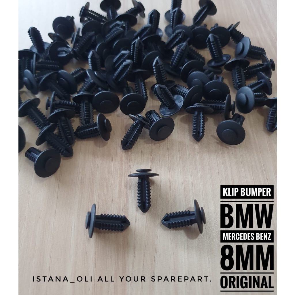 Jual Klip Kancing Bumper Aksesoris Mobil BMW Mercedes Benz Mercy Clip ...