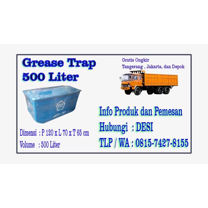 Jual Grease Trap Portable 500 Liter | Shopee Indonesia