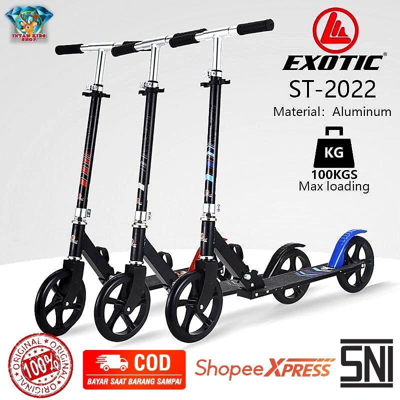 Jual SKUTER LIPAT EXOTIC SCOOTER ST-2022 OTOPED DEWASA ANAK HARGA MURAH ...