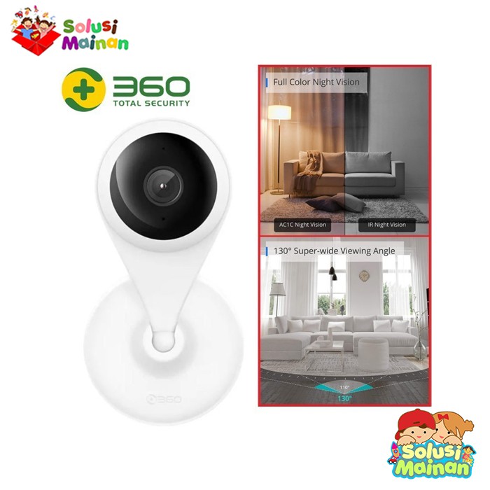 Jual Camera CCTV WIFI Night Vision Motion Detect QIHOO AC1C 360 Smart ...