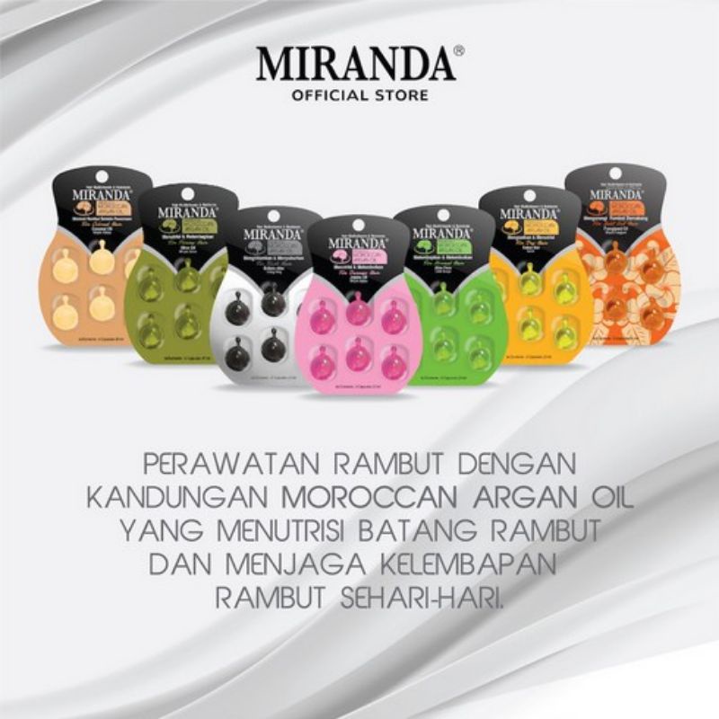 Jual MIRANDA HAIR VITAMIN CAPSUL ISI 6 @ 1 ML | Shopee Indonesia