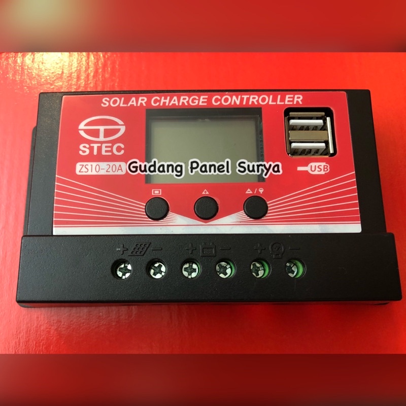 Jual Solar Charge Controller 20a PWM Dual USB 20A 12/24V | Shopee Indonesia
