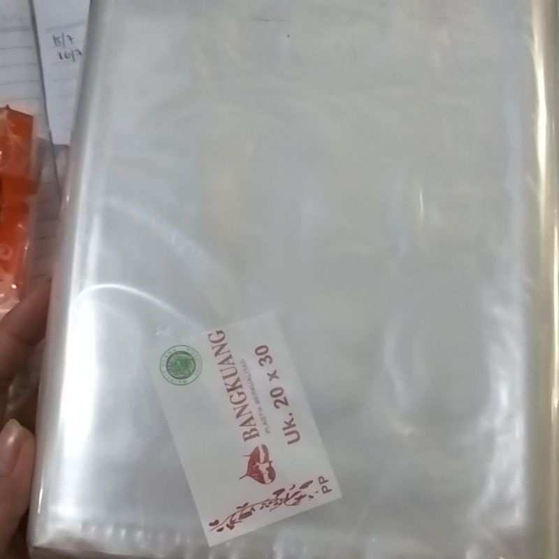 Jual pp bangkuang plastik pp bening 03 17x25/17x35/ 18x35/ 20x30/ 20x40 ...