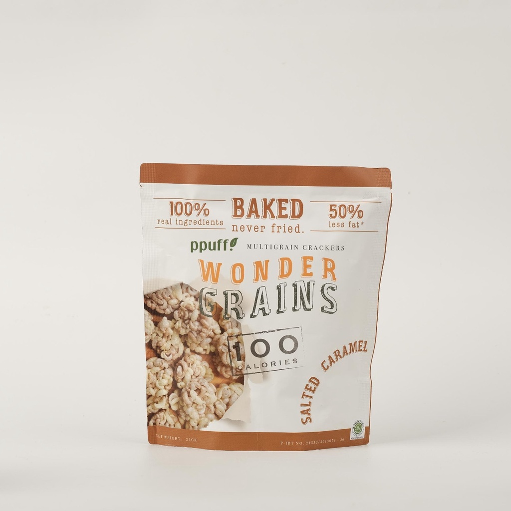 Jual PPUF Snack Wonder Grains Salted Caramel 25gr | Shopee Indonesia