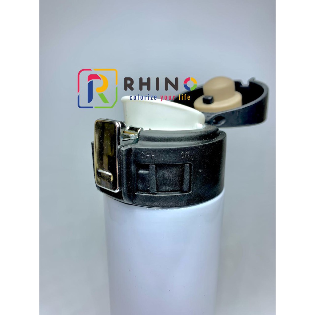 Jual BOTOL ANTI PANAS POLOS + coating (Double Safety Clock) 350ml ...