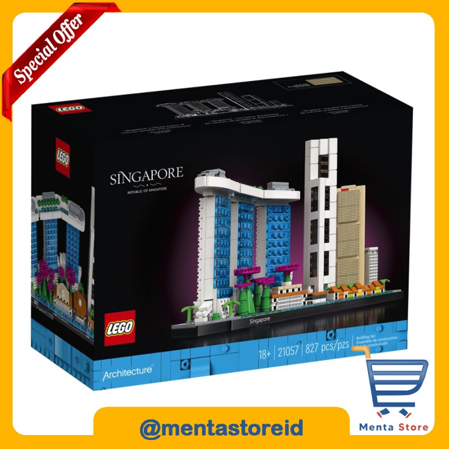 Jual LEGO Architecture 21057 Republic of Singapore Marina Bay Sands ...