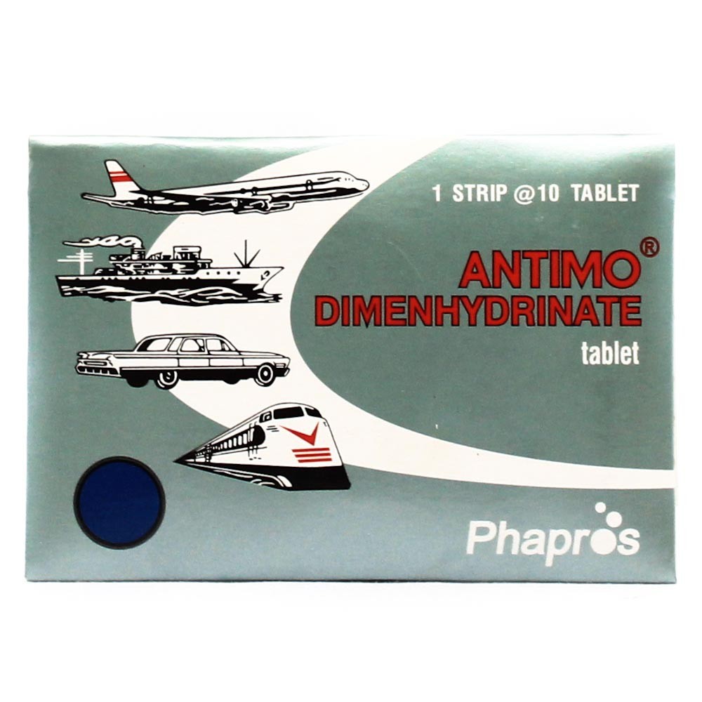 Jual Antimo Tablet - Obat Anti Mabok Perjalanan Darat, Laut, Udara ...