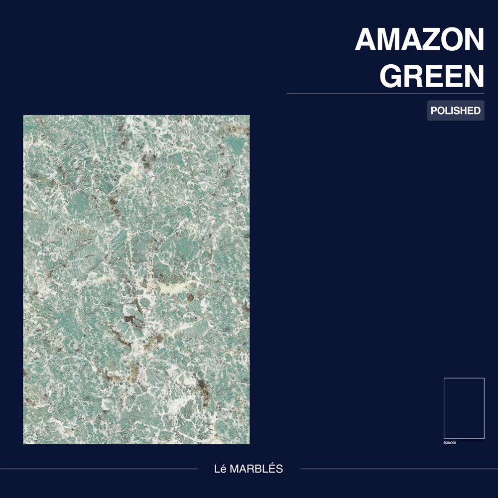 Jual [Le MARBLES] Marble Tile - Amazon Green - Polished 60x90cm ...