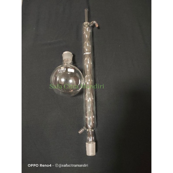 Jual Detilasi Refluks 500ml / Destilasi Refluks set 500ml Pyrex ...