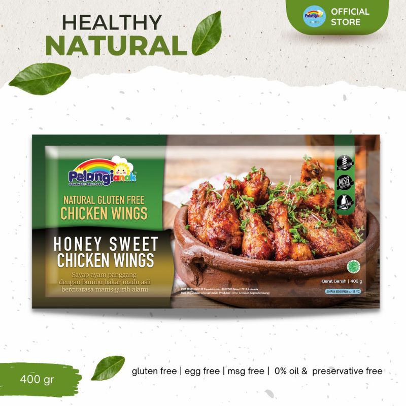 Jual Pelangi Anak Chicken Wings Honey Sweet Gurih Alami Tanpa MSG Tanpa ...