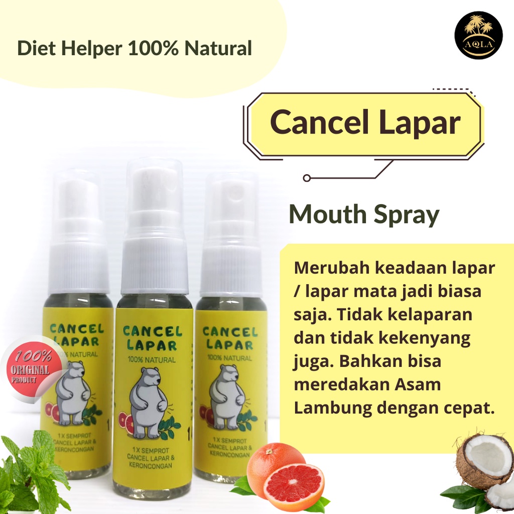 Jual Herbal diet penahan lapar - Cancel Lapar Spray - herbal slimming ...